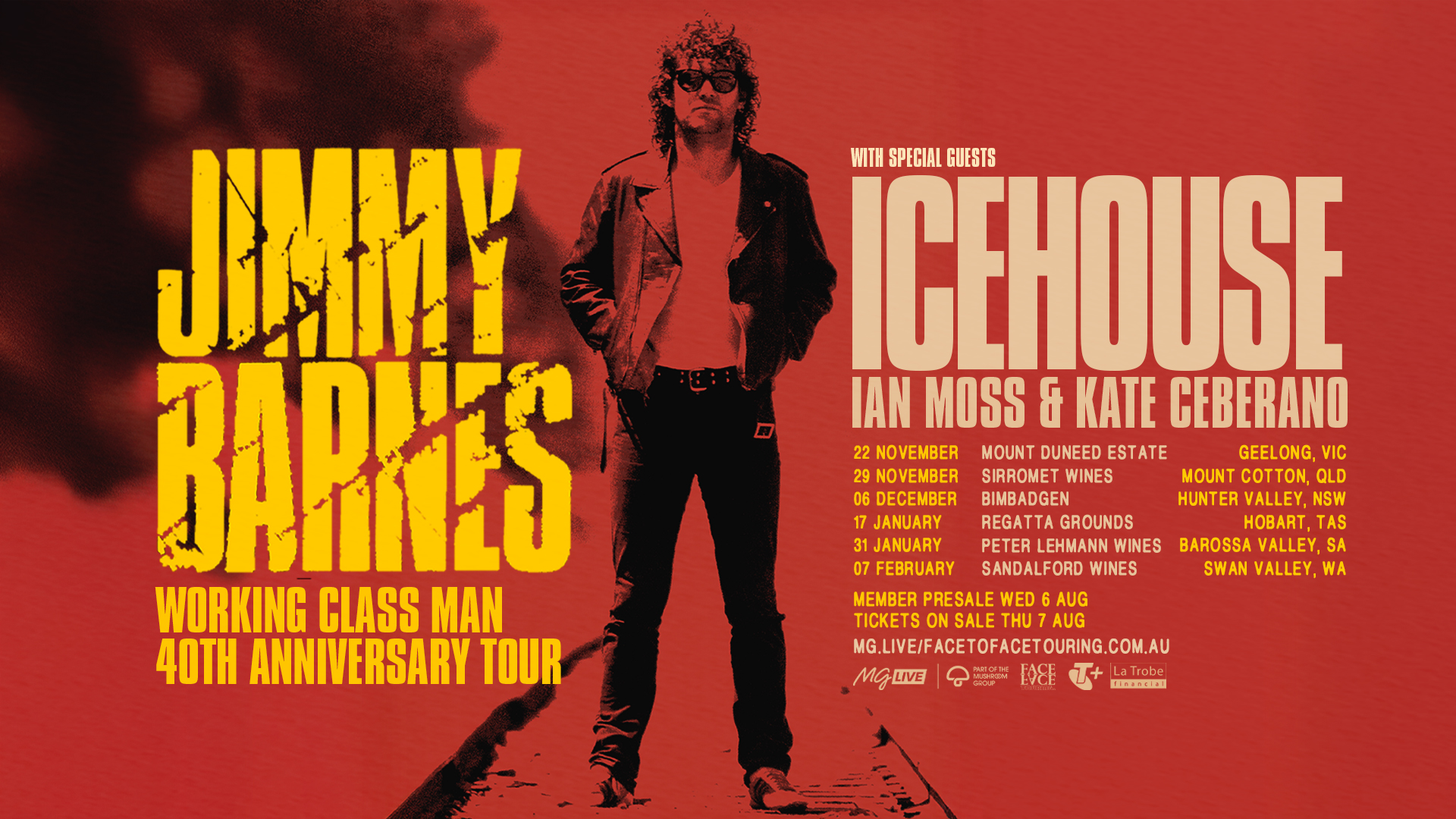 Jimmy Barnes announces Working Class Man 40th Anniversary Tour